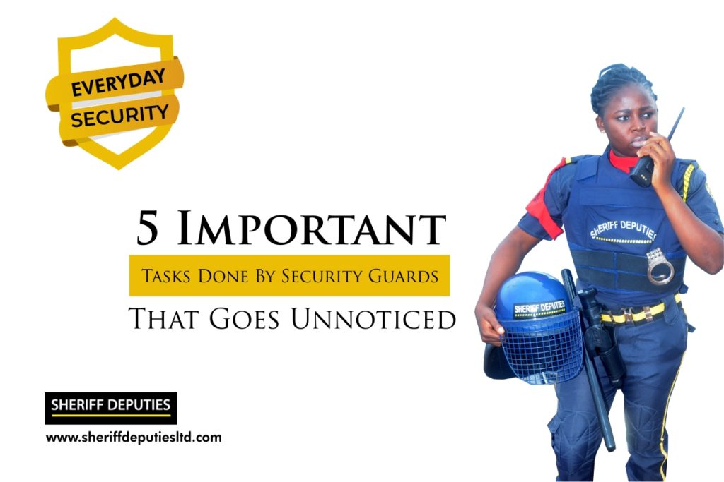 EVERYDAY SECURITY: 5 Important Tasks Done By Security Guards That Goes ...