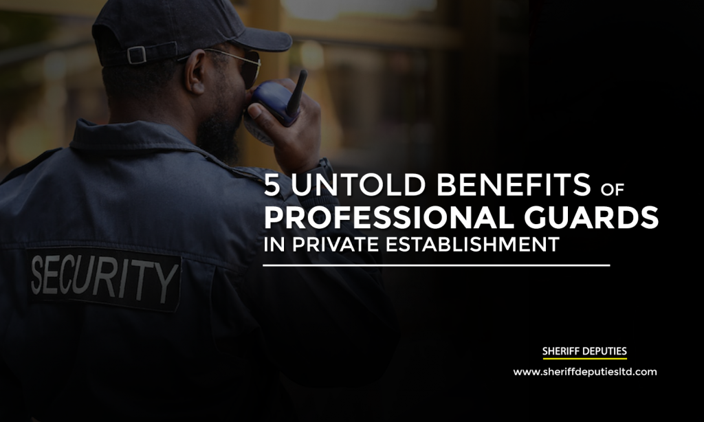 5 Untold Benefits of Professional Security Guards in Private ...